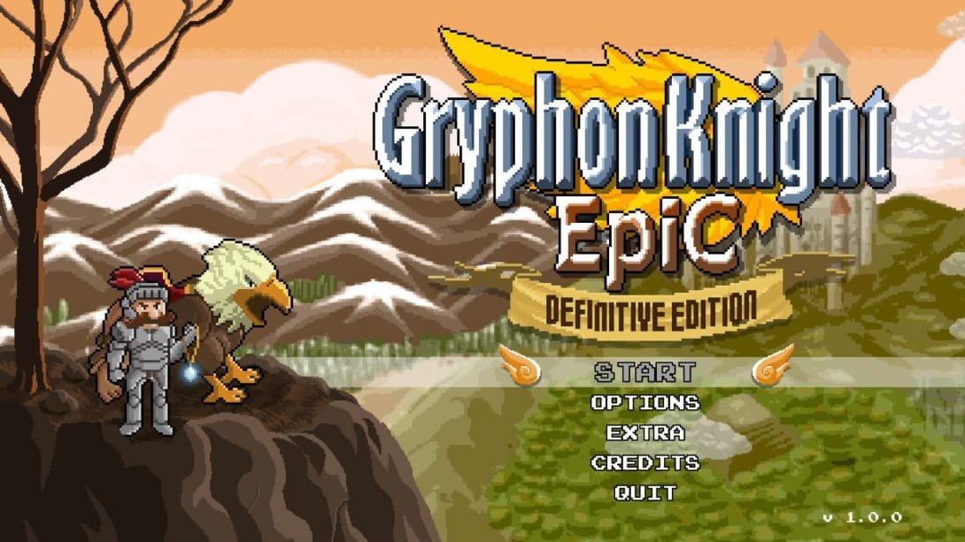 Gryphon Knight Epic é lançado para Nintendo Switch em Edição Definitiva