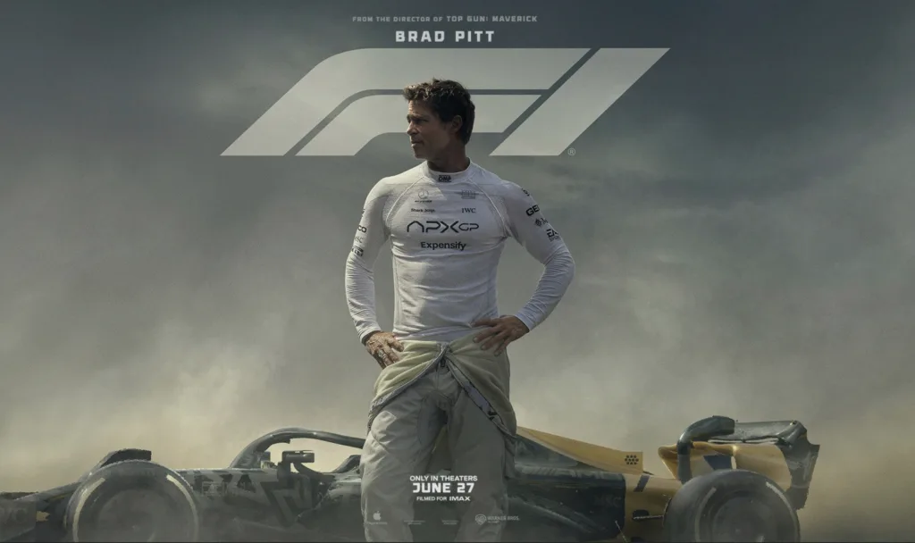 Filme de Fórmula 1 com Brad Pitt é uma das maiores apostas da Apple